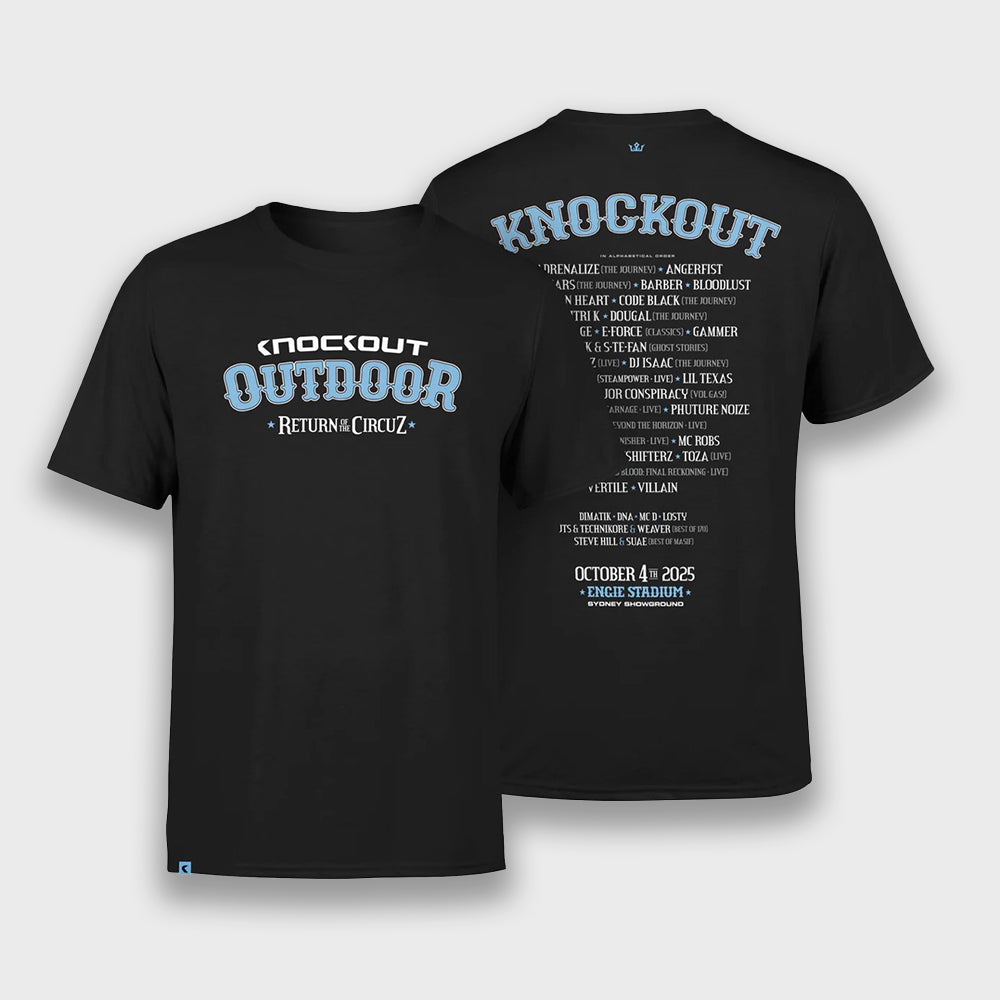 Knockout Outdoor 2025 T-Shirt – HSU Events